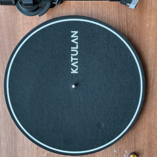 Katulan – X60B Turntable Record Player with Wood Grain PVC Veneer ...