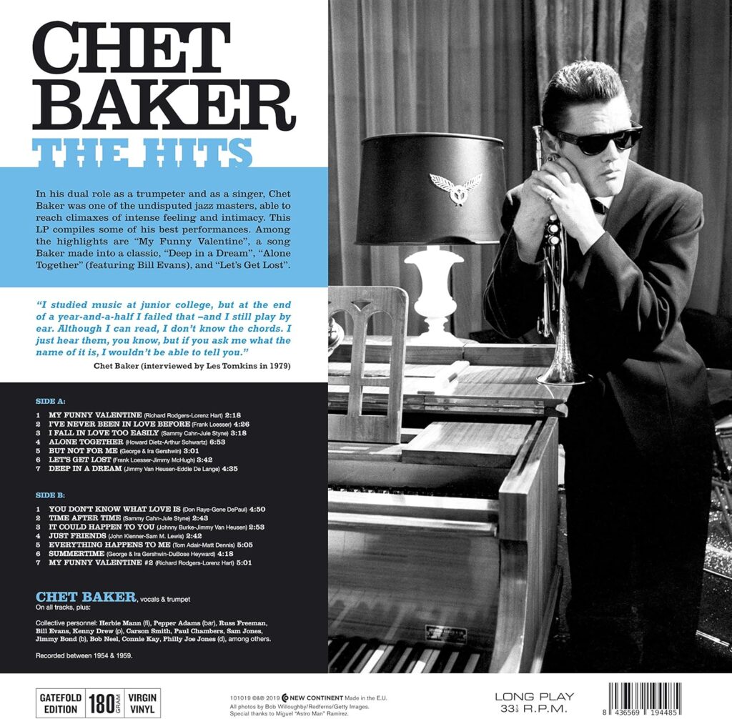 Chet Baker – The Hits (Gatefold Edition) – შეიძინე ფირსაკრავი და ვინილი ...